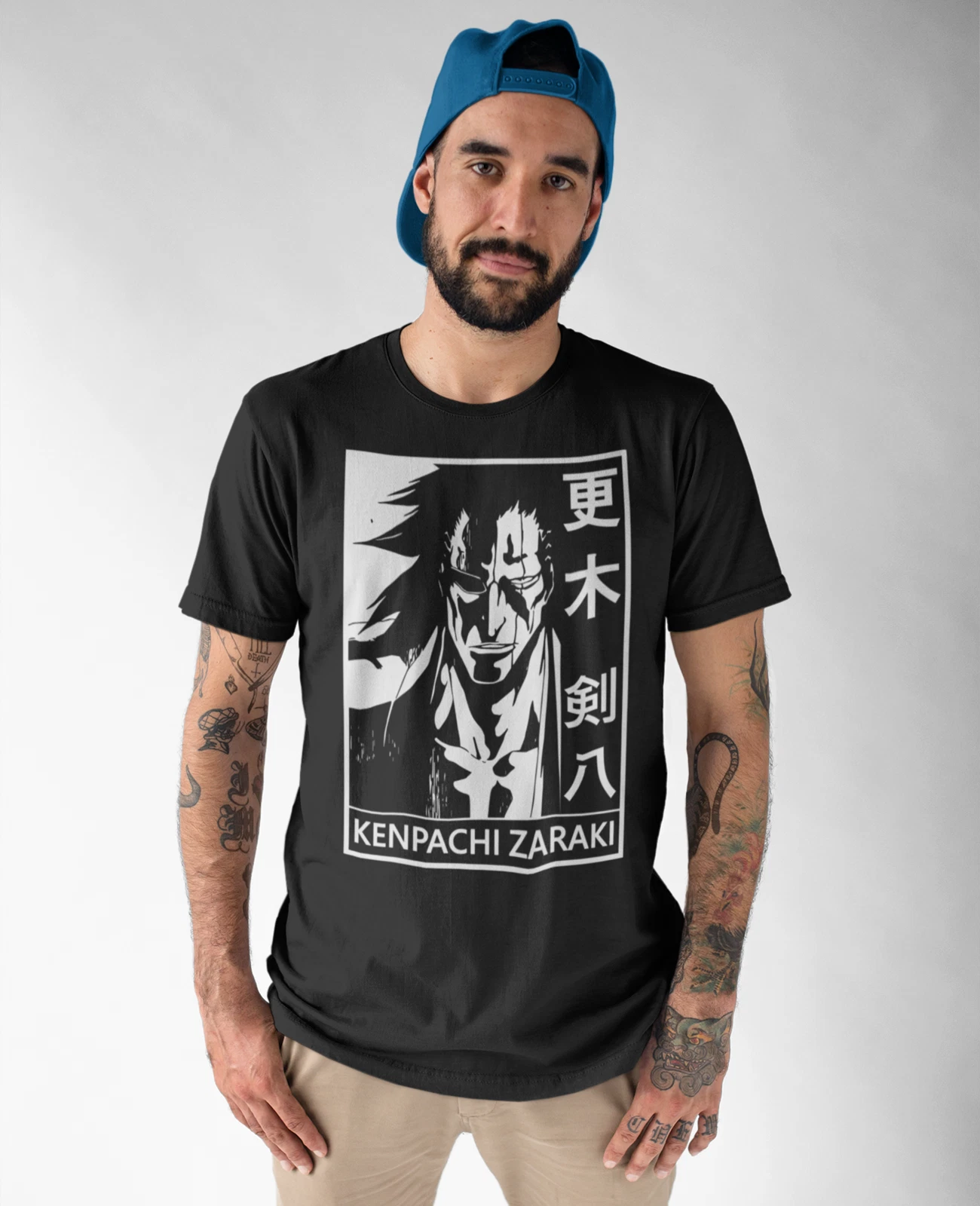 BLEACH Kenpachi Zaraki Japanese Anime Manga new 2022 black T-Shirt S to ...