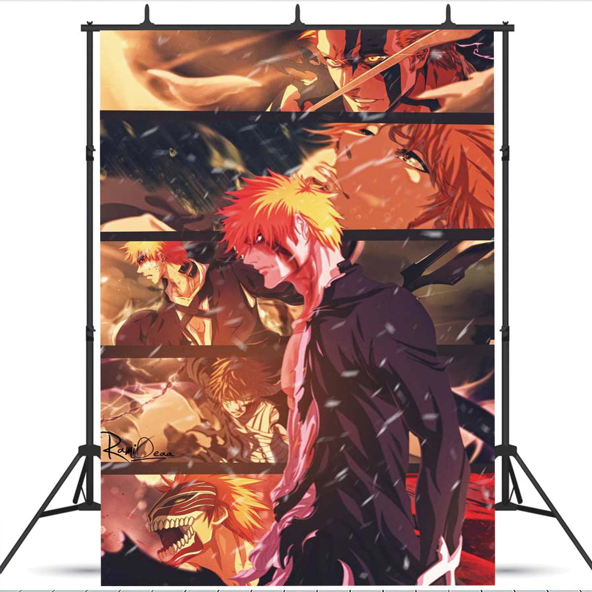 BLEACH school Backdrop Background Banner Taspestry Wall Decor Birthday ...
