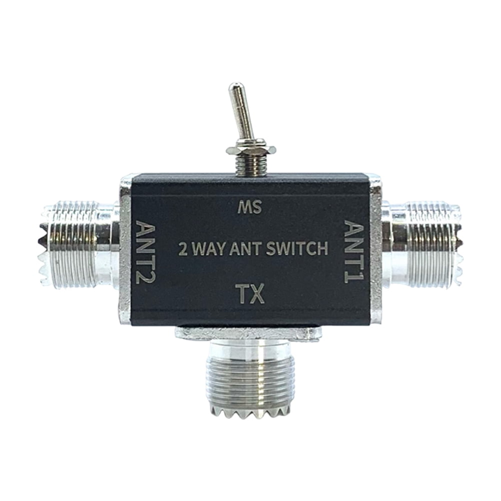 BLEEUS 2 Way Cb/ham Antenna Coax Switches 100W 0-50MHz W/ Off/ground ...
