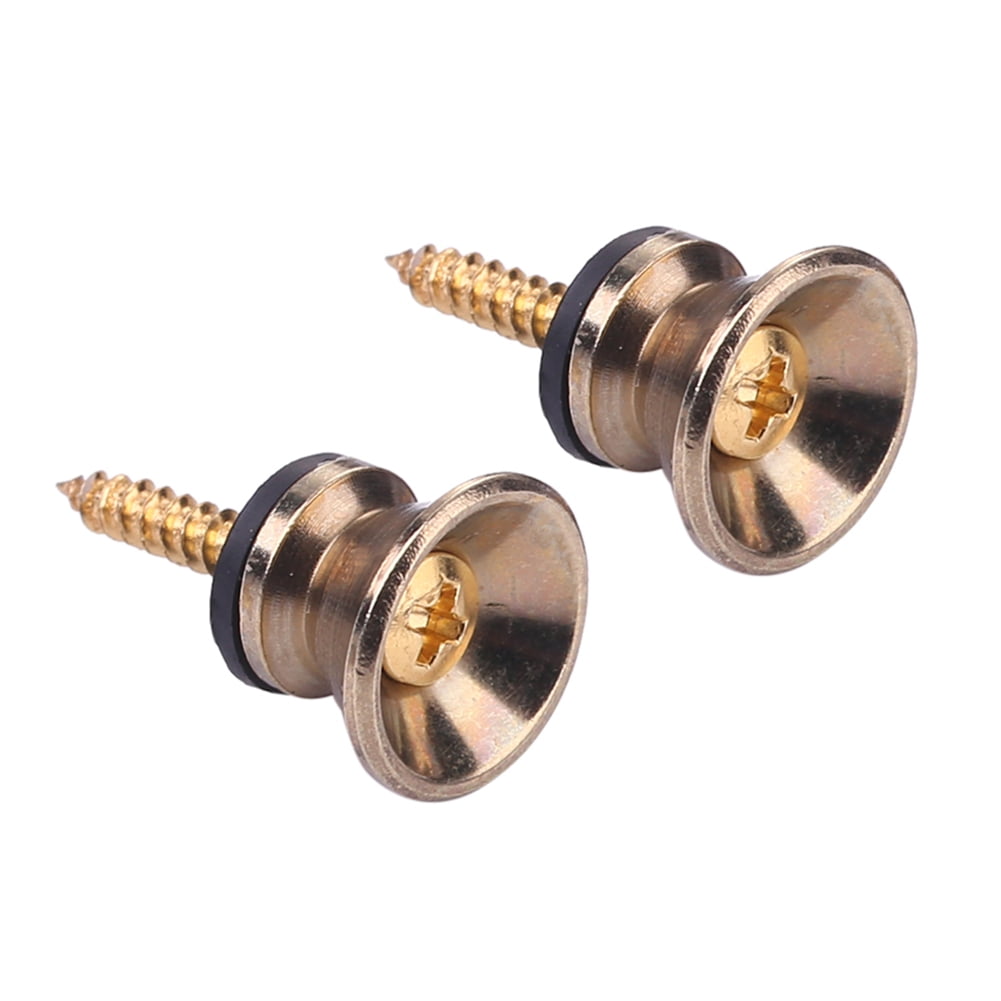 BLEEUS 2x Guitar Pegs Anti-slip Strap Buckle Locking Pin for Bass ...