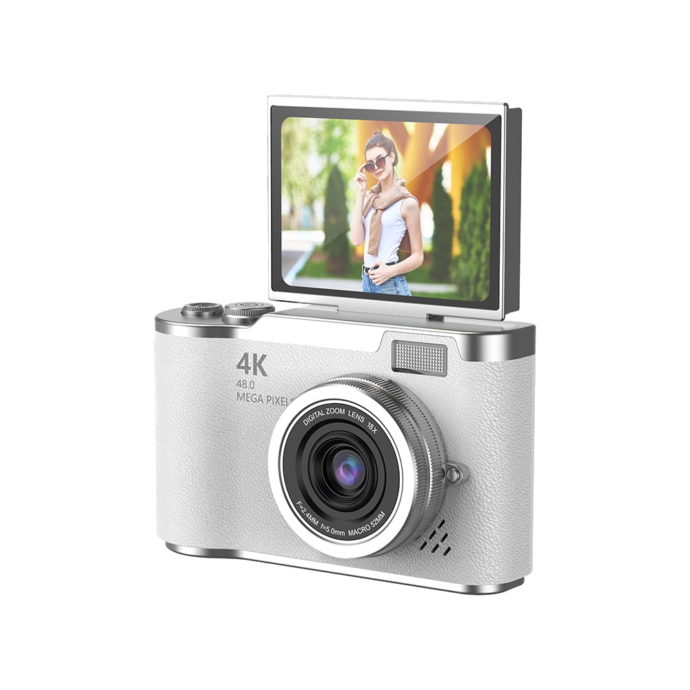 BLEEUS 4K Digital Camera 48MP Portable Ccd Camera 8X Zoom Video ...