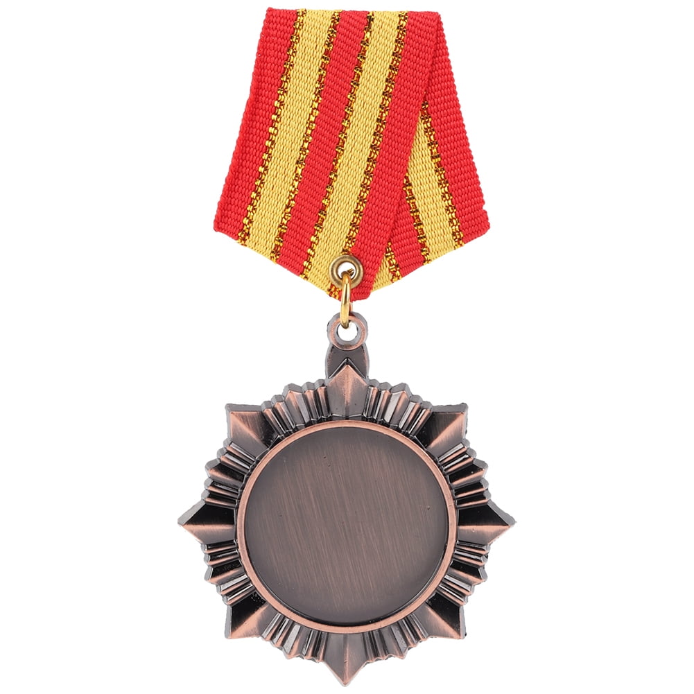 BLEEUS 5cm Bronze Medal With Neck Ribbon Award Medals For Ball Sports ...