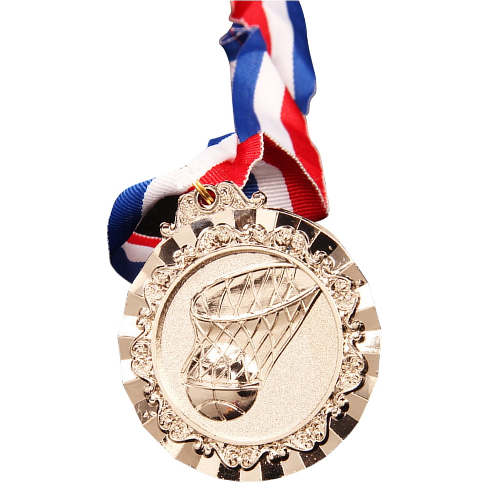 BLEEUS 6.5cm Basketball Medals Sports Medal With Neck Ribbon For ...