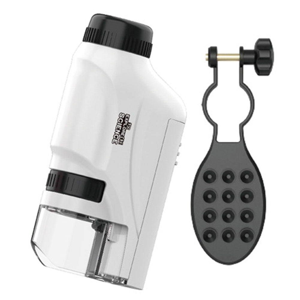 BLEEUS 60x-120x Handheld Microscope Led Pocket Microscope Science Toys ...