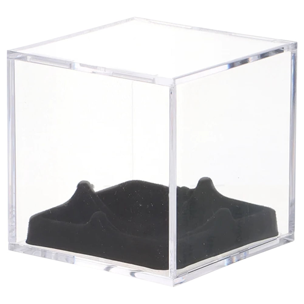 BLEEUS Acrylic Clear Baseball Display Case Baseball Holder Square Cube ...