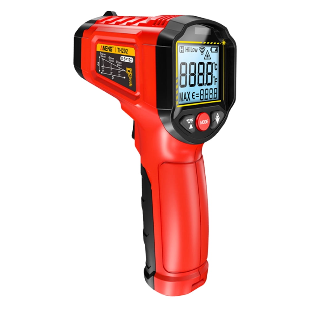 BLEEUS Digital Infrared Thermometer Non-contact Temperature Gun -50 600 ...