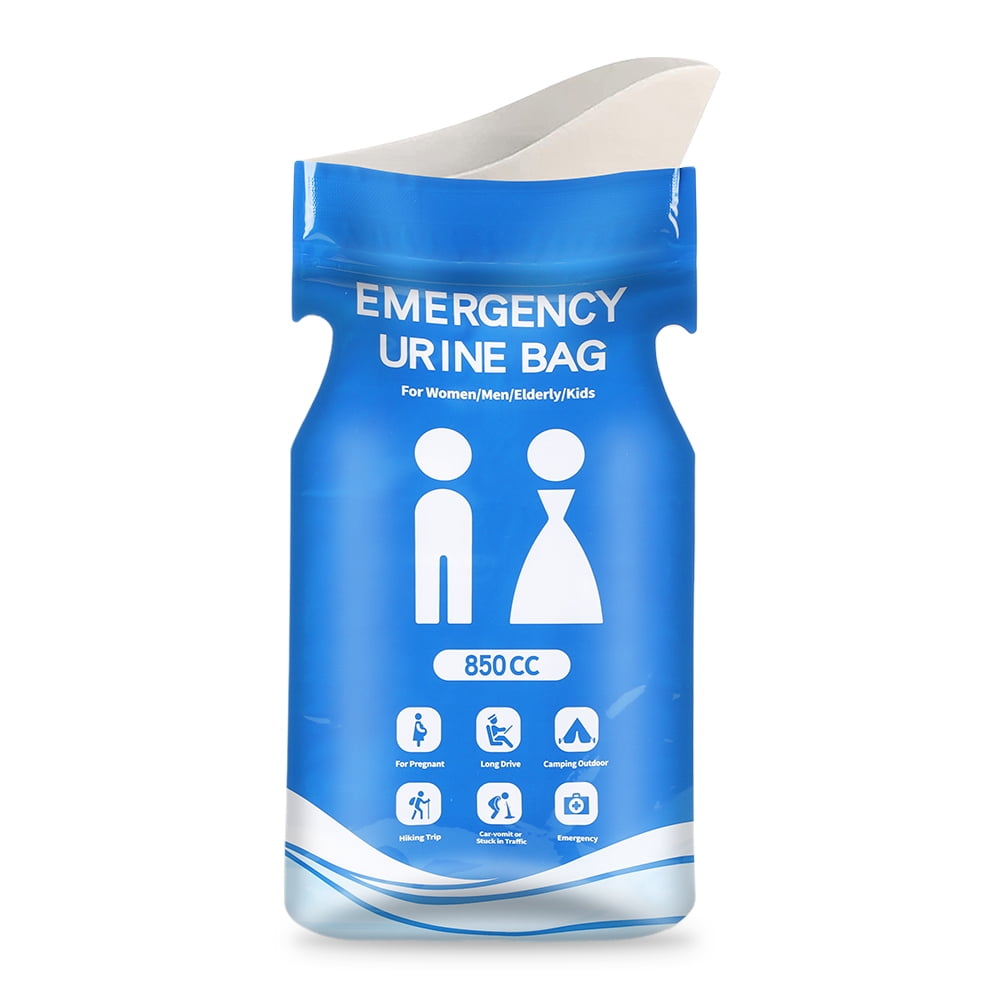BLEEUS Disposable Bag Car Pee Bags Leakproof 850ml Self Sealing For ...