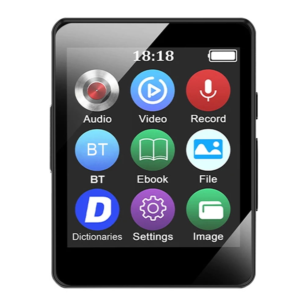 BLEEUS Portable Mp3 Player Bluetooth-compatible 5.0 Hifi Mp4 Video ...