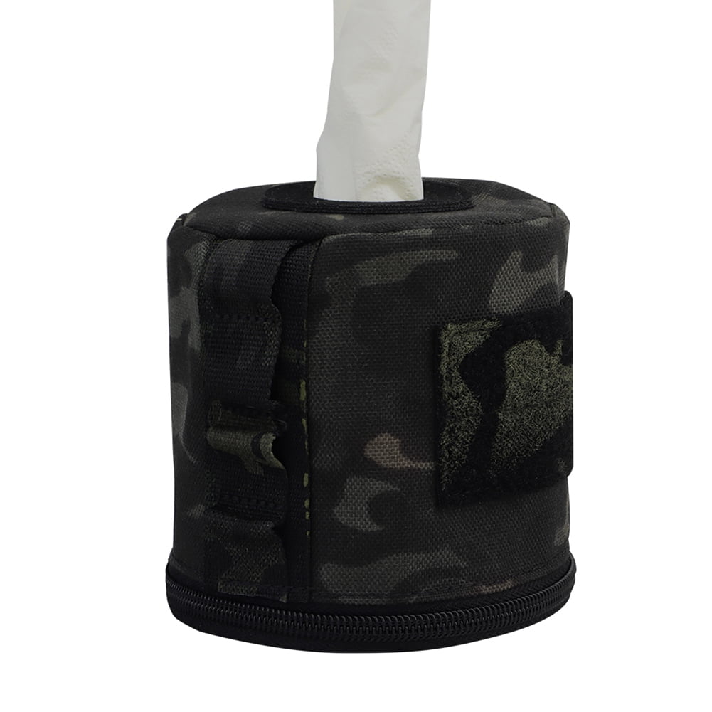 BLEEUS Roll Paper Storage Holder Ribbon Camping Tissue Hanging Pouch ...