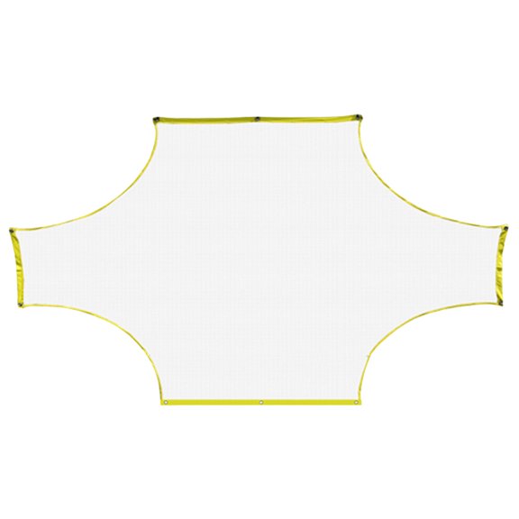 Vallerta Soccer Goal NET. Weatherproof, Polyethylene Twine Net (24'x8 ...