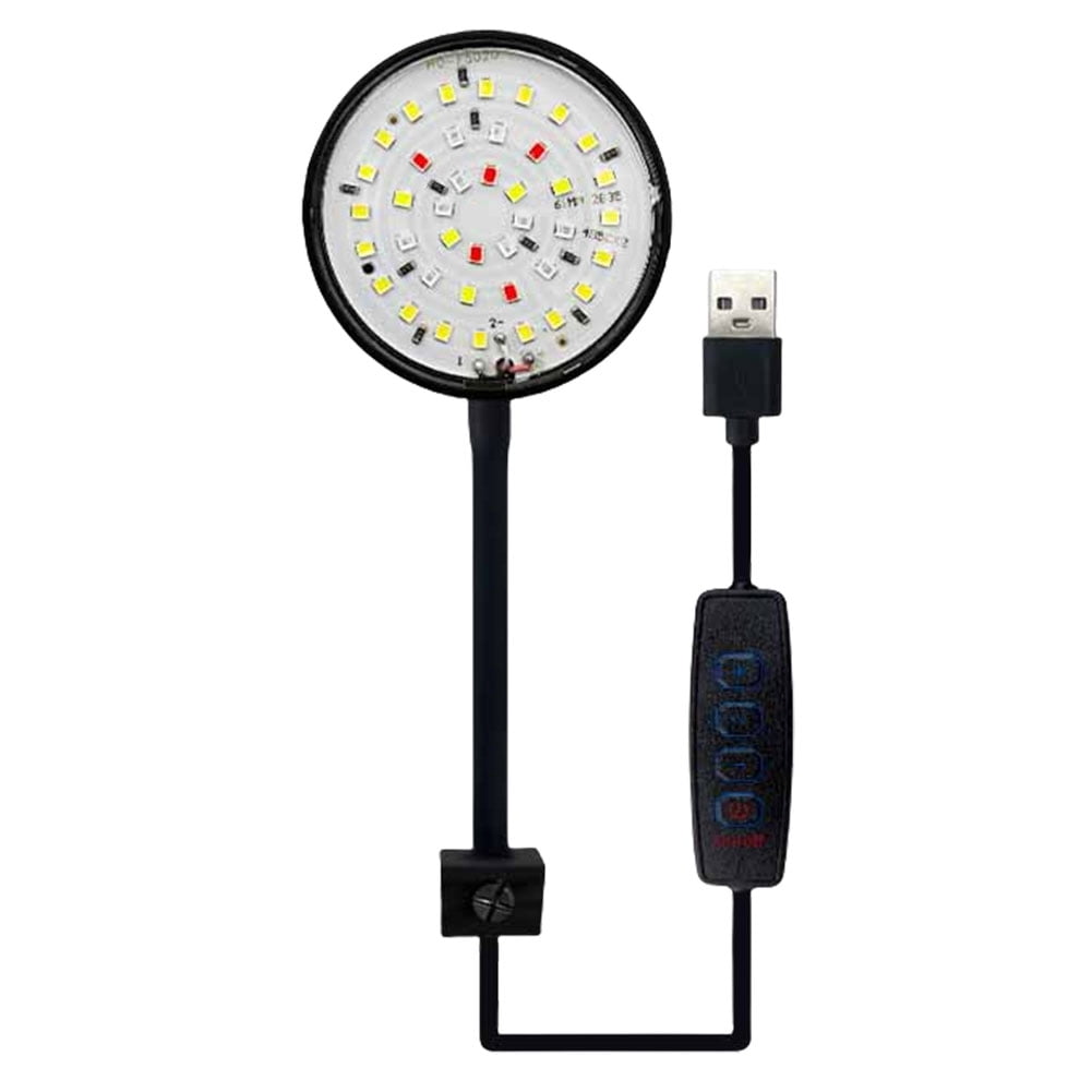 BLEEUS Usb Clip On Aquarium Light Dimmable Led Small Fish Light Pet ...