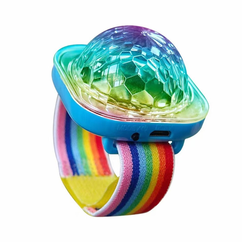 Deals! Usb Wristband Disco Ball Light Rechargeable Disco Stage Lights ...