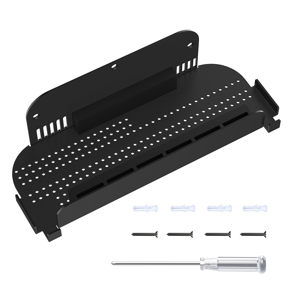 BLEEUS Wall Mount Host Stand For 2 For Switch/oled Game Console Rack ...