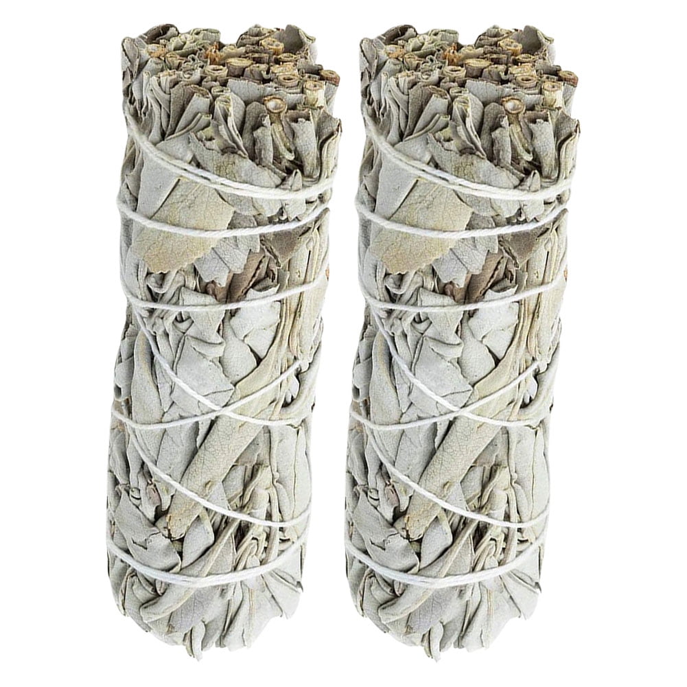 BLEEUS White Sage Smudge Sticks 4 Inch White Sage Incense Sticks For ...