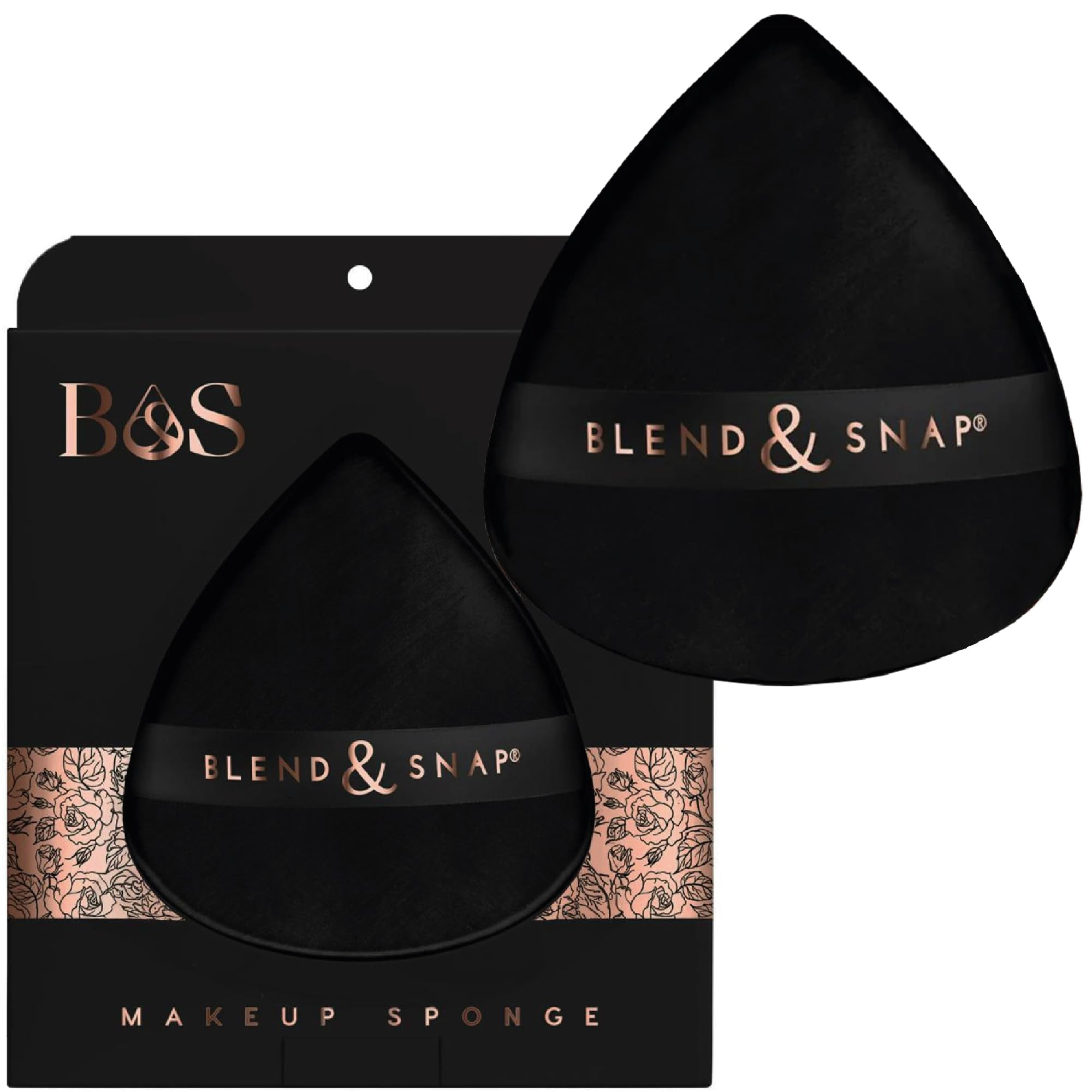 BLEND & SNAP Large DHF10 Velour Triangle Makeup Puff for Flawless ...