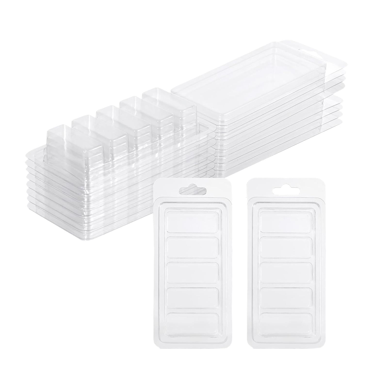 BLESIYA 10 Pieces Candles Melt Clamshells Models Handmade for Wickless ...