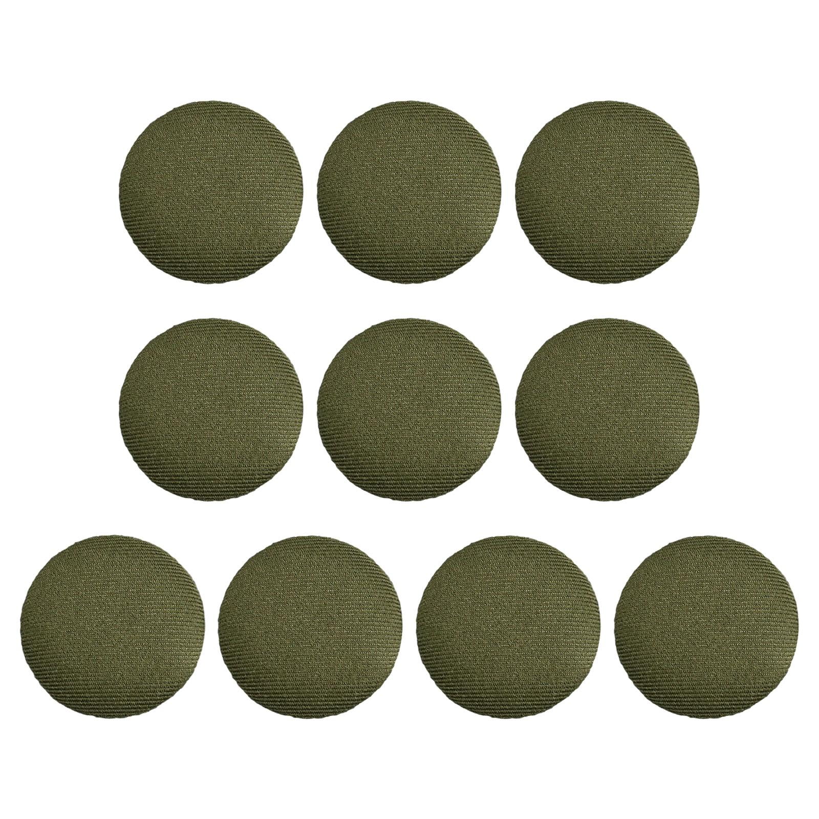 BLESIYA 10Pcs Fabric Cloth Covered Buttons 20mm Sewing for Shirts Coats ...