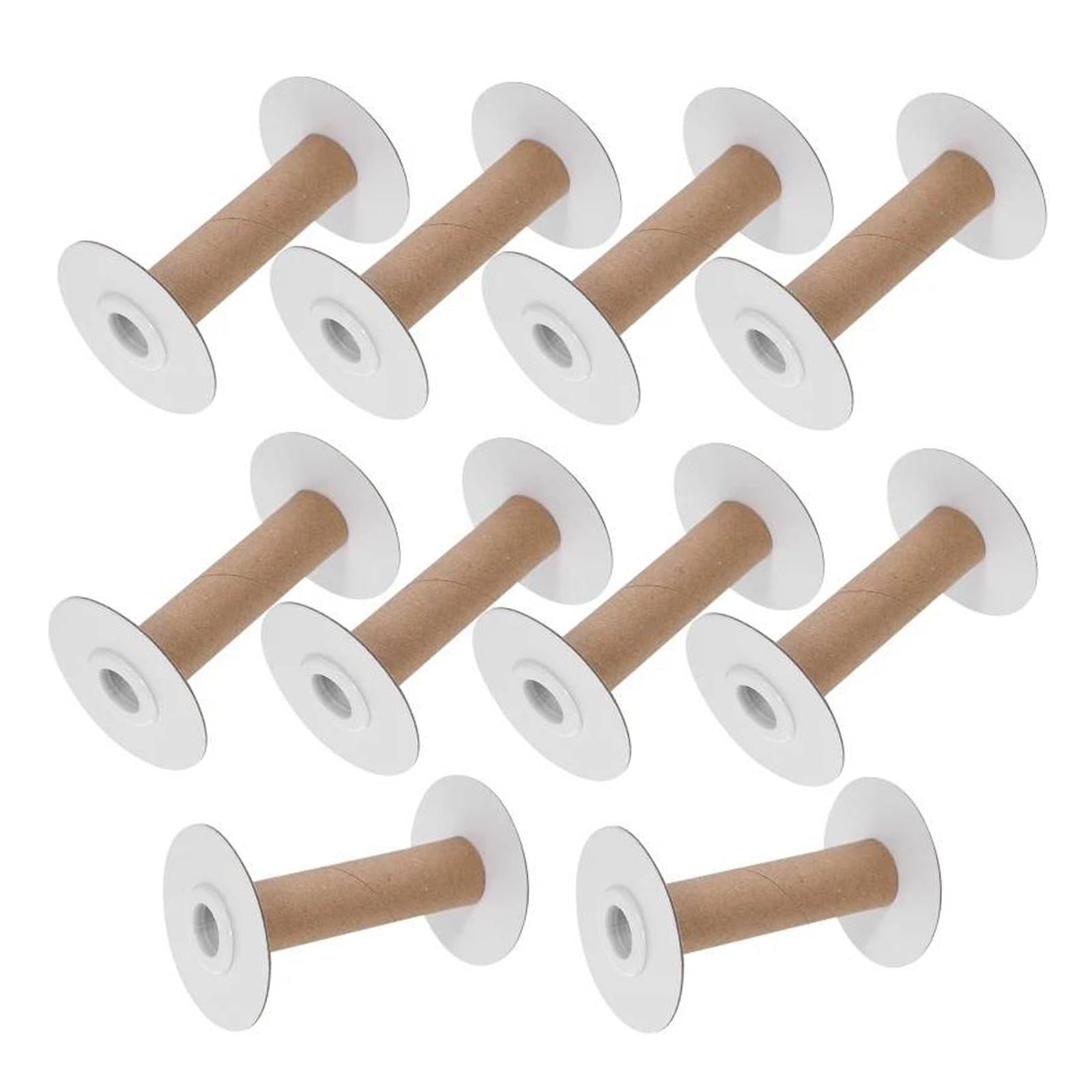 BLESIYA 10Pcs Paper Sewing Spools Ribbon Storage for Cord Knitting ...