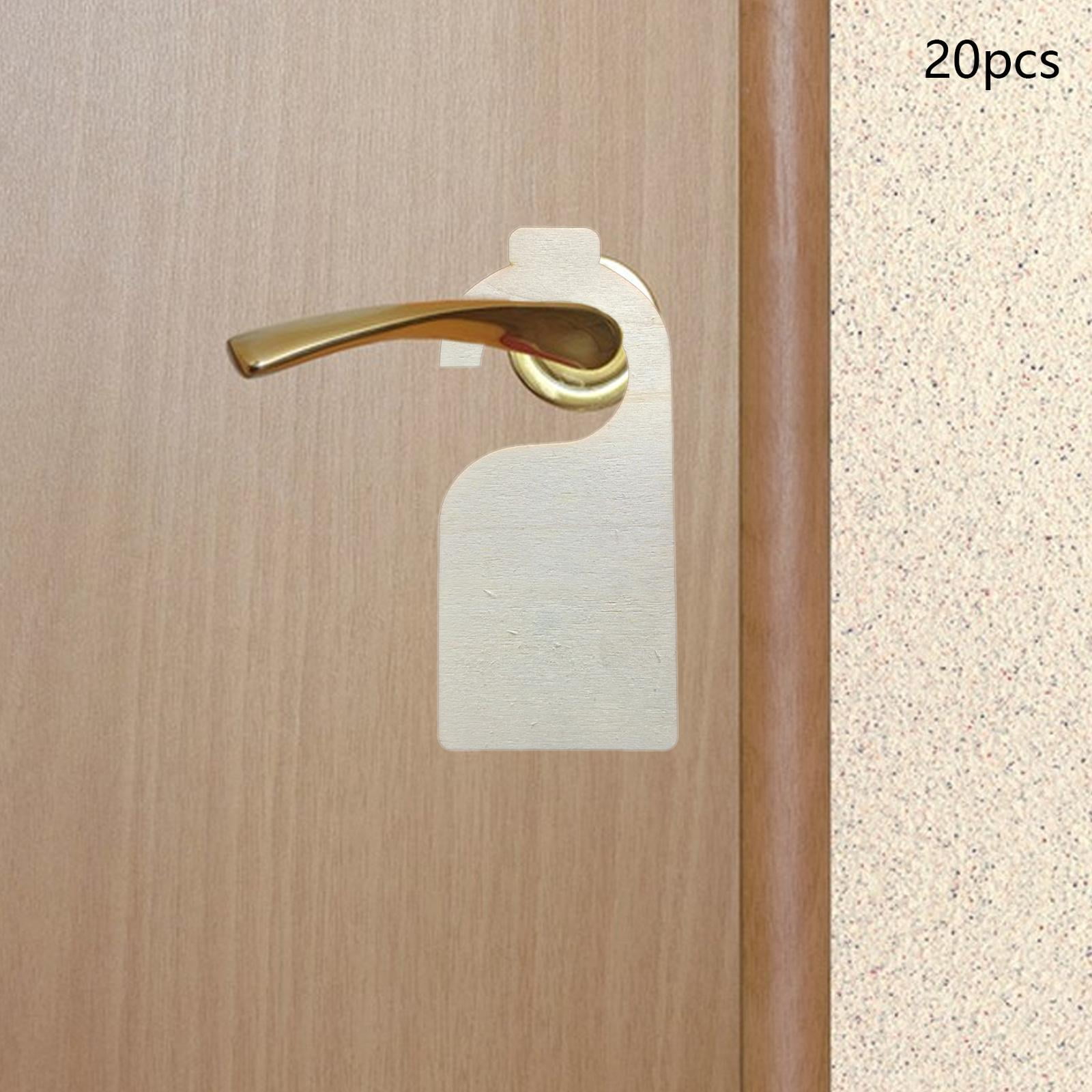 BLESIYA 20 Pieces Unfinished Door Knob Hangers Blank Wood Doorknob ...