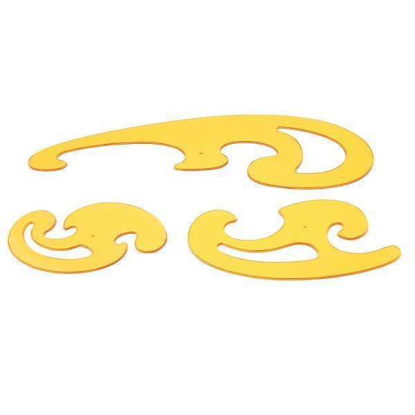 BLESIYA 2X 3pcs French Curve Template Ruler Drawing Drafting Tailor ...