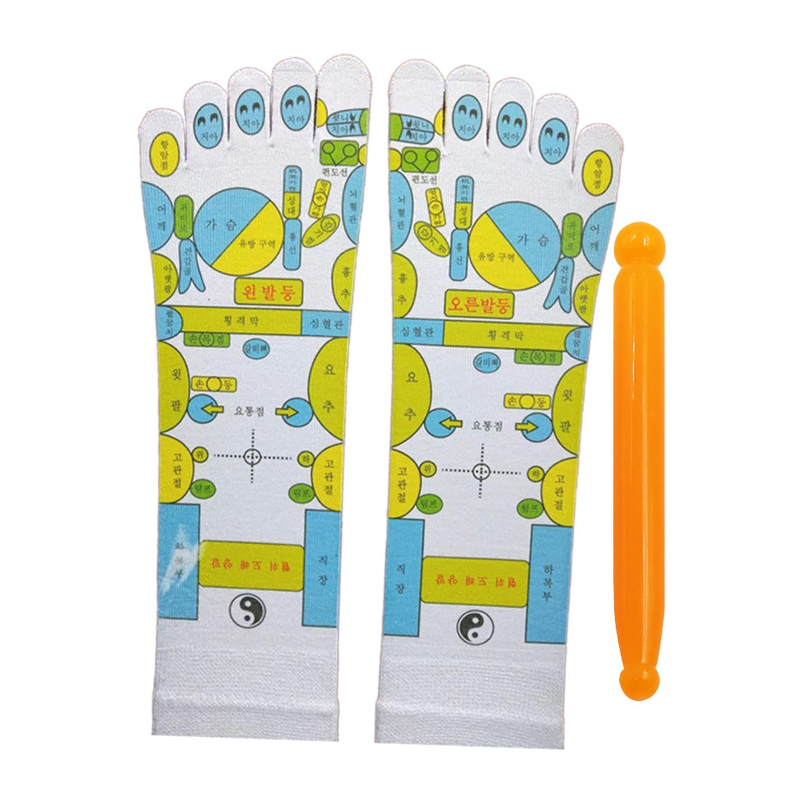 BLESIYA Acupressure Reflexology Socks Foot Massage Socks for Use Women ...