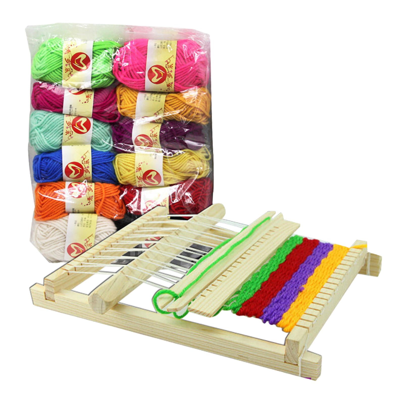 BLESIYA Loom , Wooden Weaving Loom for Beginners, Hands on Activity ...