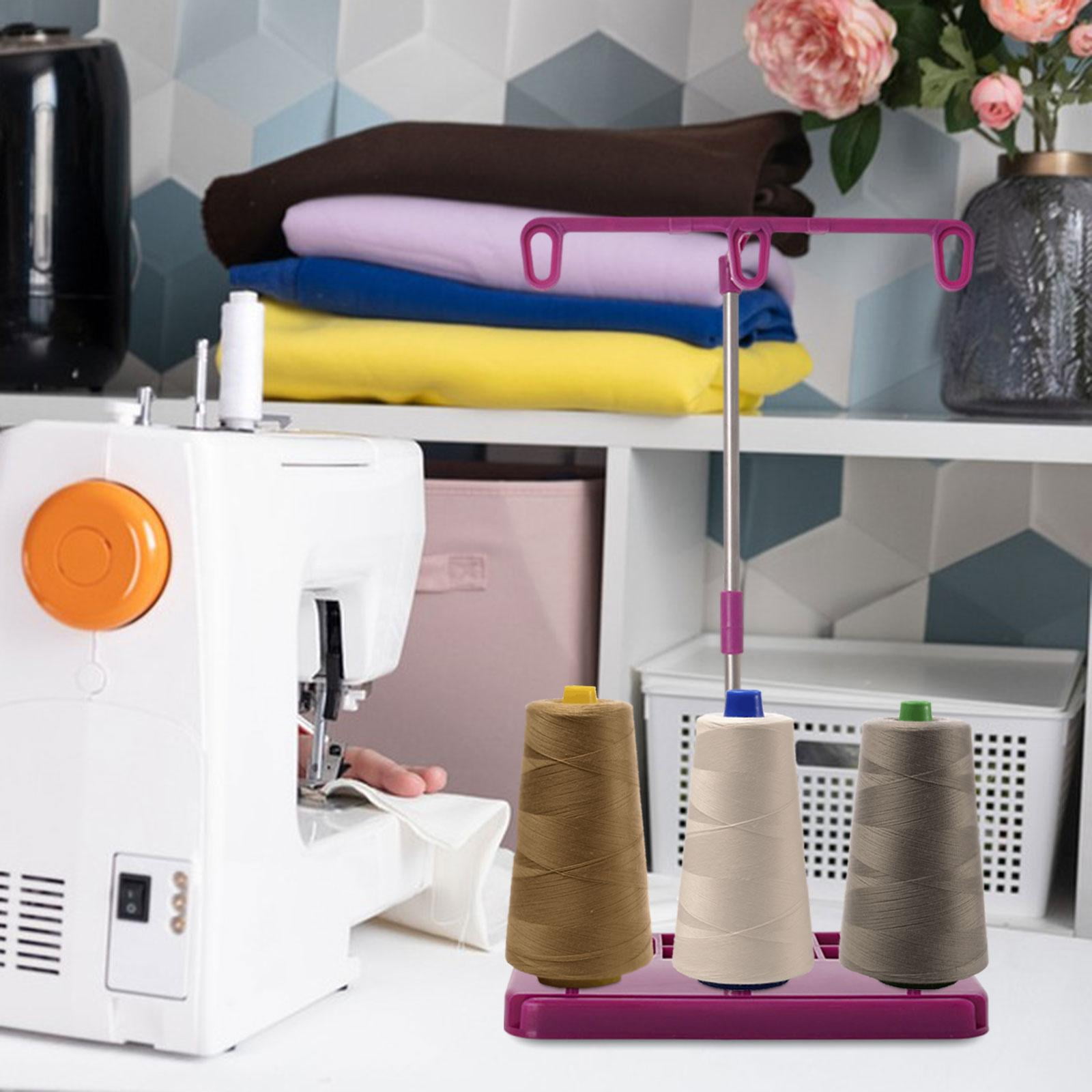 BLESIYA Thread Spool Holder Assemble Disassemble Portable 3 Spools ...