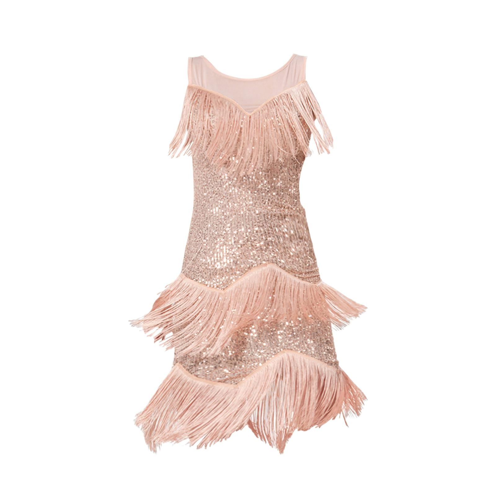 BLESIYA Womens Latin Dance Dress Hip Skirt Mini Dress for Prom Dance ...