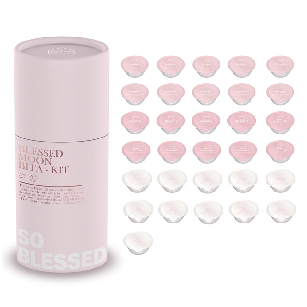 BLESSEDMOON Vita Kit, Skincare Capsules, Eye 10, Water 10, Clean 10 ...