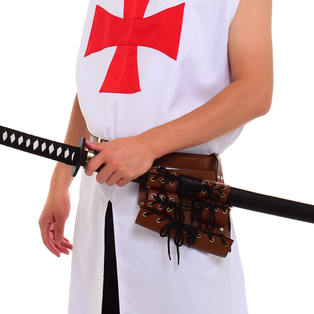 1pc Medieval Cross Lacing Holder Belt for 3 Swords Rapier Holster with ...