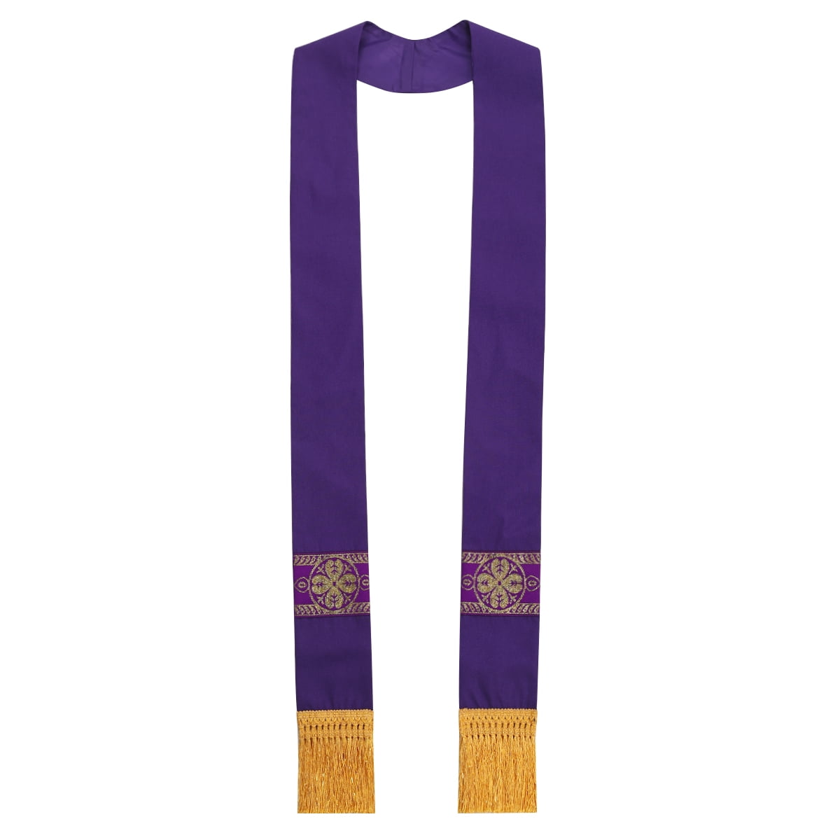 BLESSUME Catholic Clergy Stole with Embroidery Stole Priest Mass Stole Pastor Stole - Walmart.com