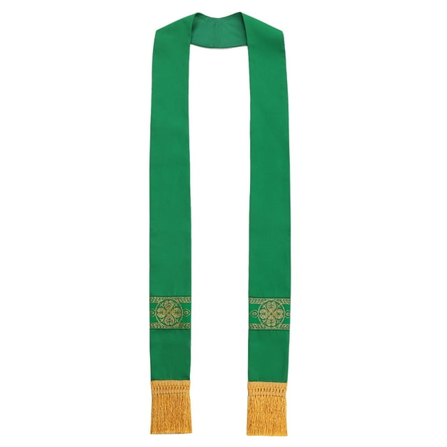 BLESSUME Catholic Clergy Stole with Embroidery Stole Priest Mass Stole ...