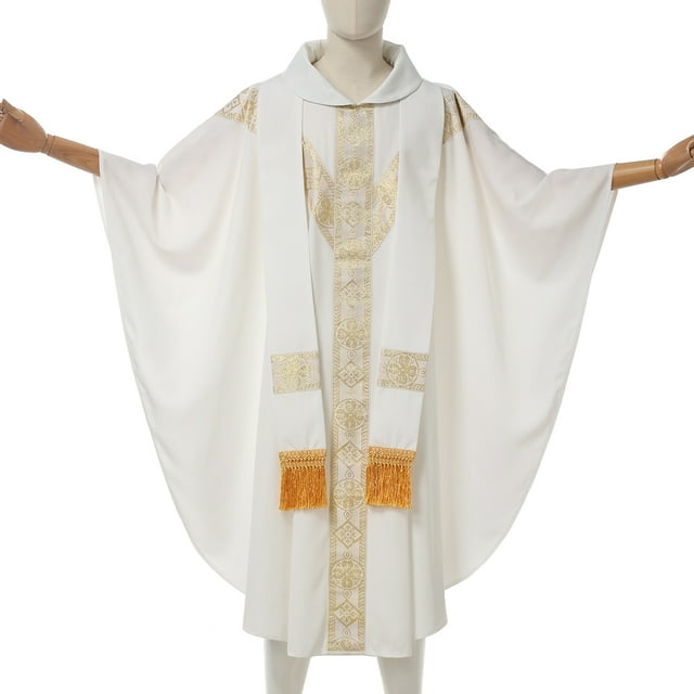 BLESSUME Church Catholic Priest Chasubles Vestments for Church Mass ...
