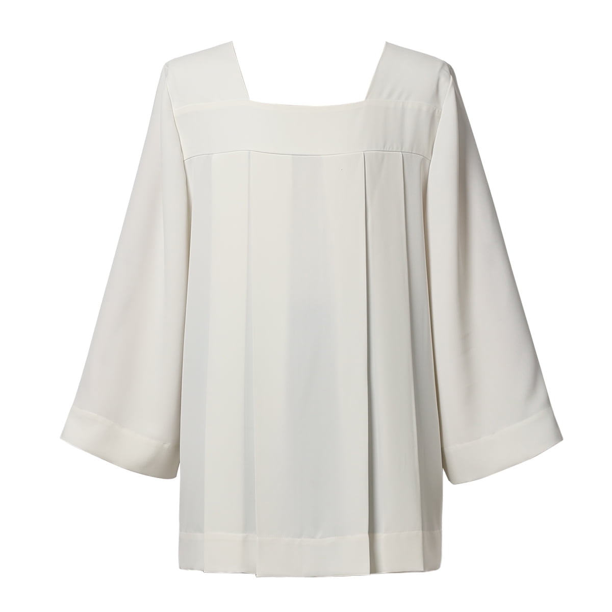 BLESSUME Clergy Cassock White Pleated Church Robes for Men Church ...