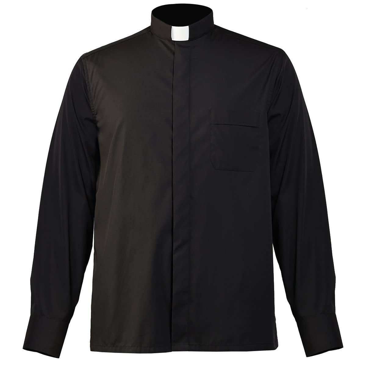 BLESSUME Clergy Men's Shirt with Tab Collar Minister Preacher Priest ...