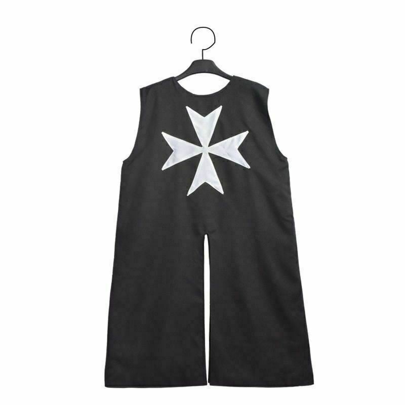 BLESSUME Medieval Knight Tunic Cosplay Costume Top with Cross - Walmart.com