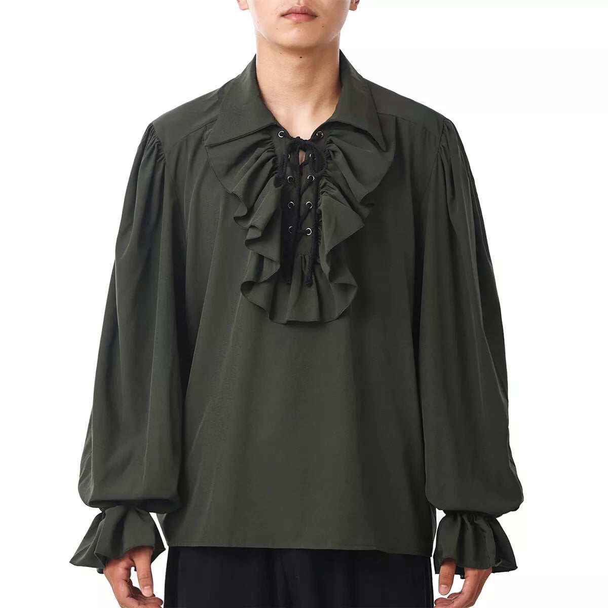 BLESSUME Men and Womens Elegant Vintage Medieval Long Sleeve Tops ...