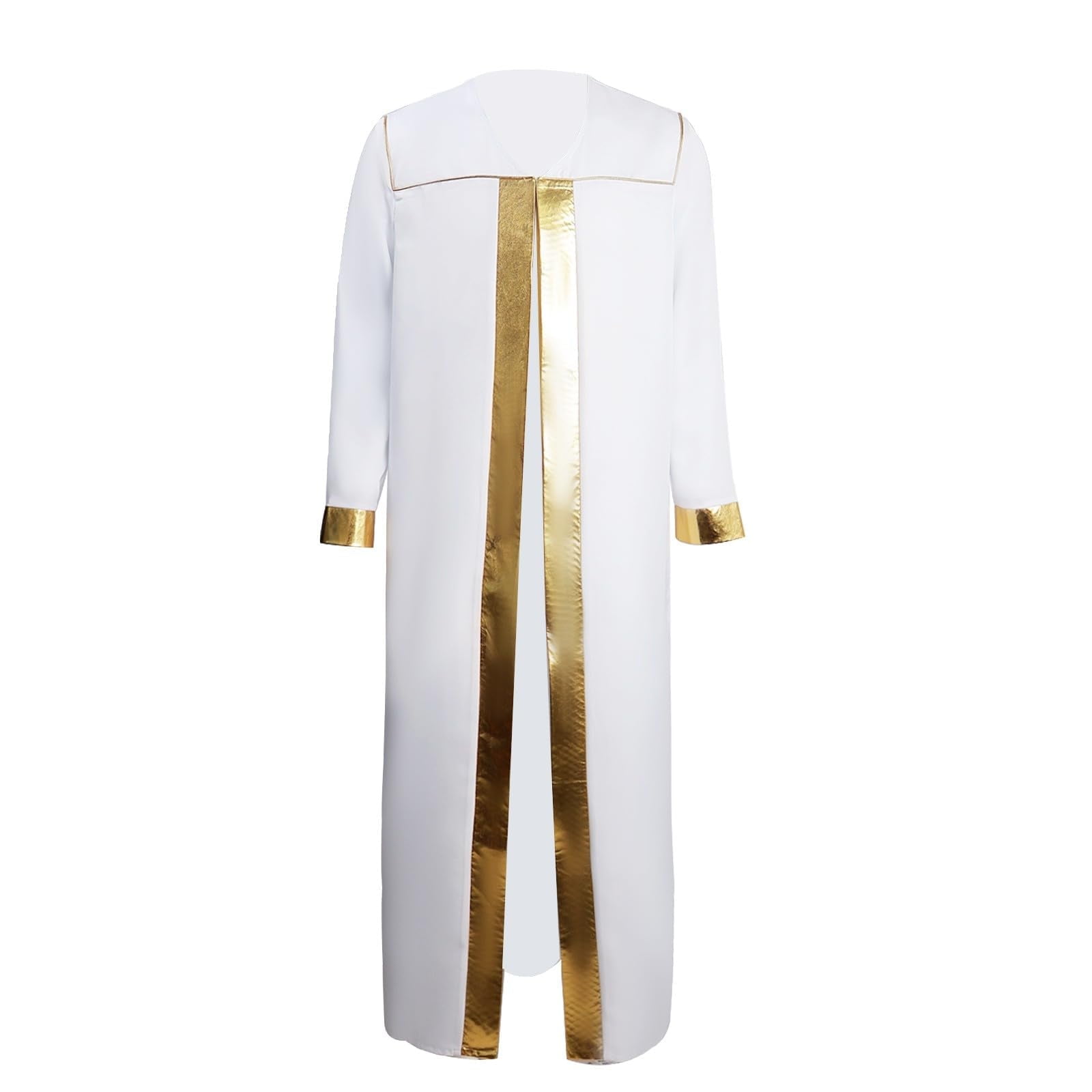 BLESSUME Men's Clergy Robe Cassock Church Priest Choir Praise Worship ...