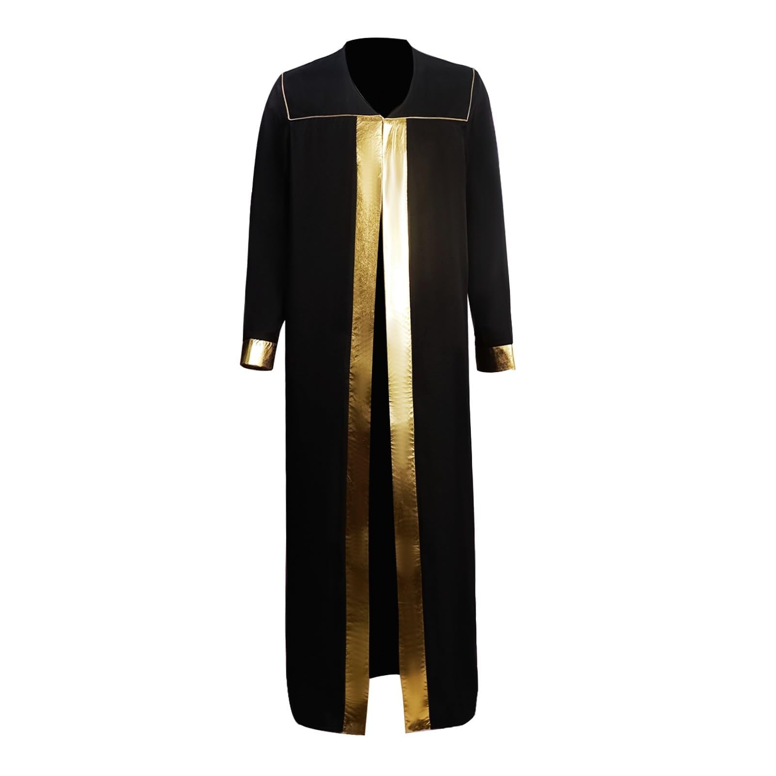 BLESSUME Men's Clergy Robe Cassock Church Priest Choir Praise Worship ...