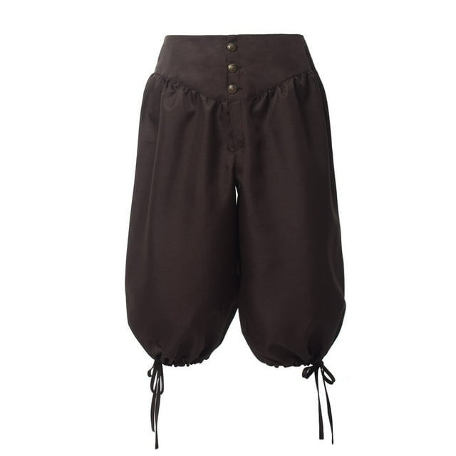 BLESSUME Men's Renaissance Pants Medieval Viking Trousers Pirate ...