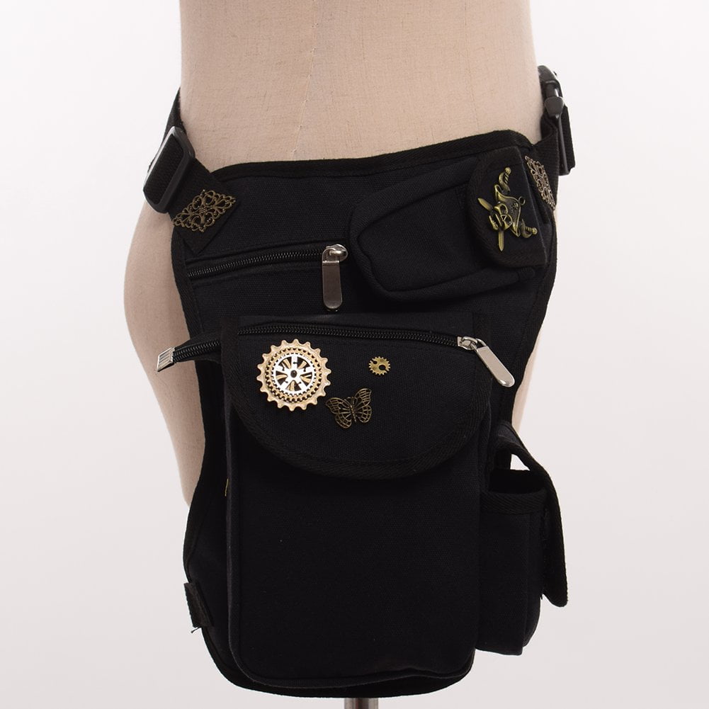 BLESSUME Unisex Fanny Pack, Faux Leather, Punk, 1-Piece - Walmart.com