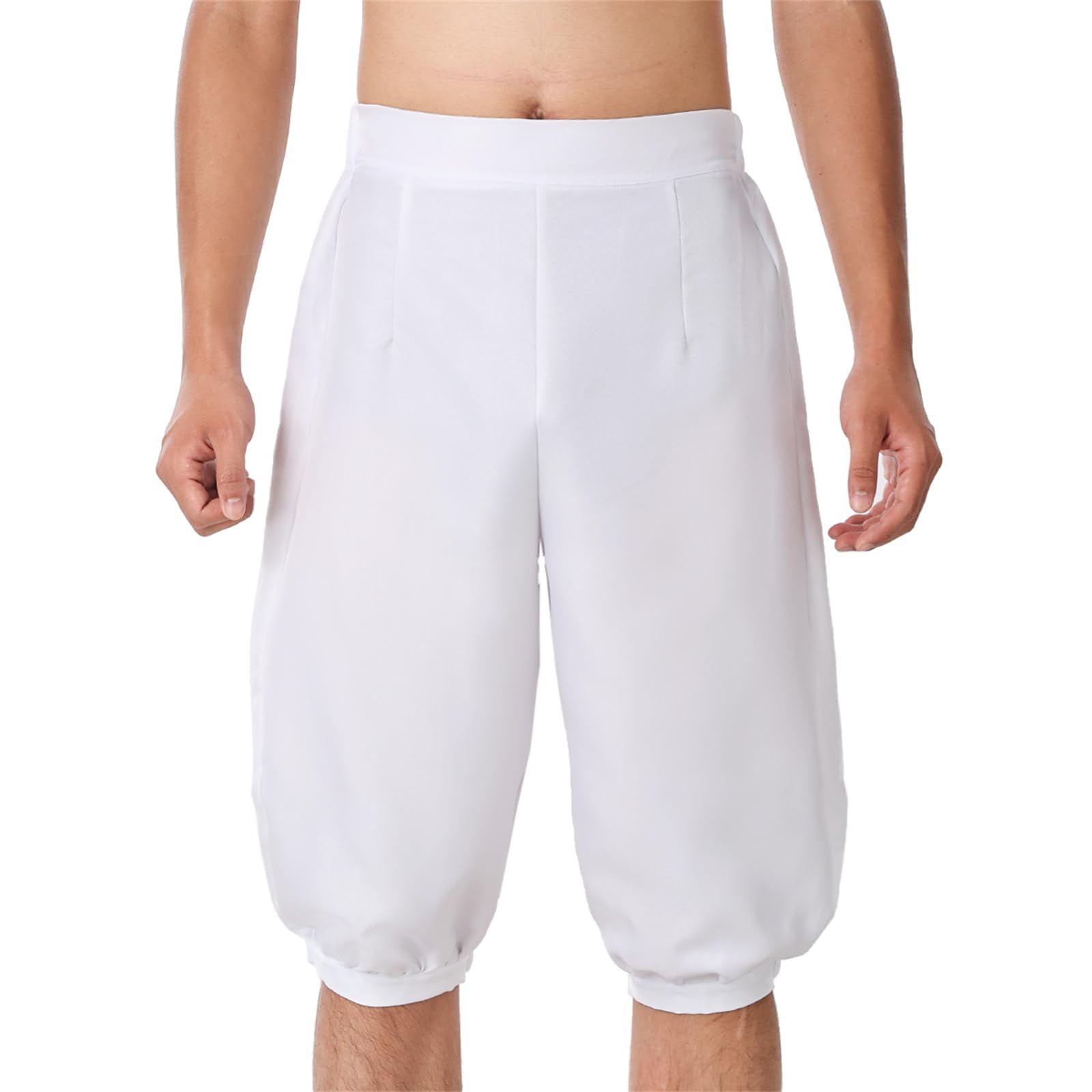 BLESSUME Victorian Short Riding Pants Costume Cropped Trousers Short ...