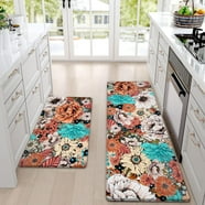 Better Homes & Gardens 2' x 3' Multicolor Floral Burst Comfort Kitchen ...