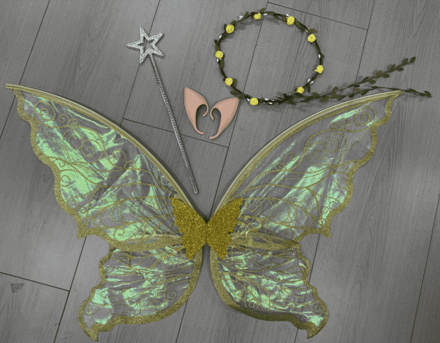 BLEUM CADE Fairy Wings for Adults and Girls,Fairy Costume Set with ...