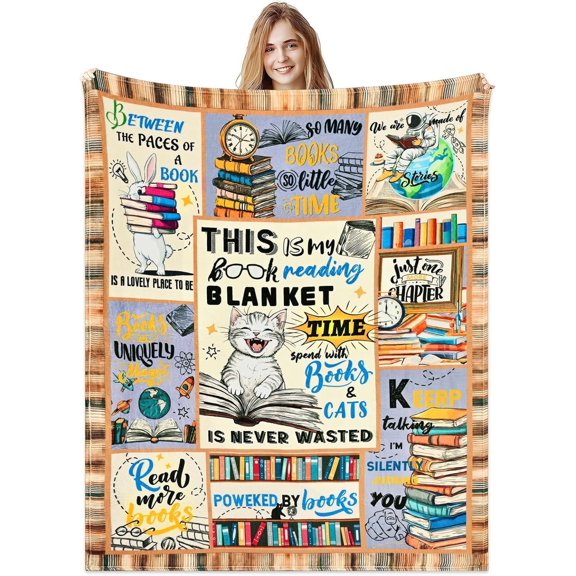 Vintage Winter Village Scene Flannel Throw Blanket – Digital Print Cozy ...