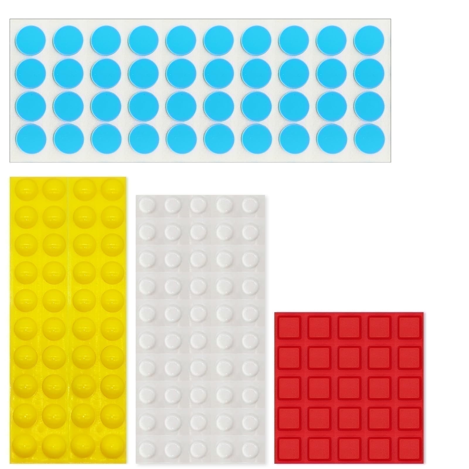 Bump Dots for Visually Impaired 155 Pcs Combo Pack(Yellow,Blue,White ...