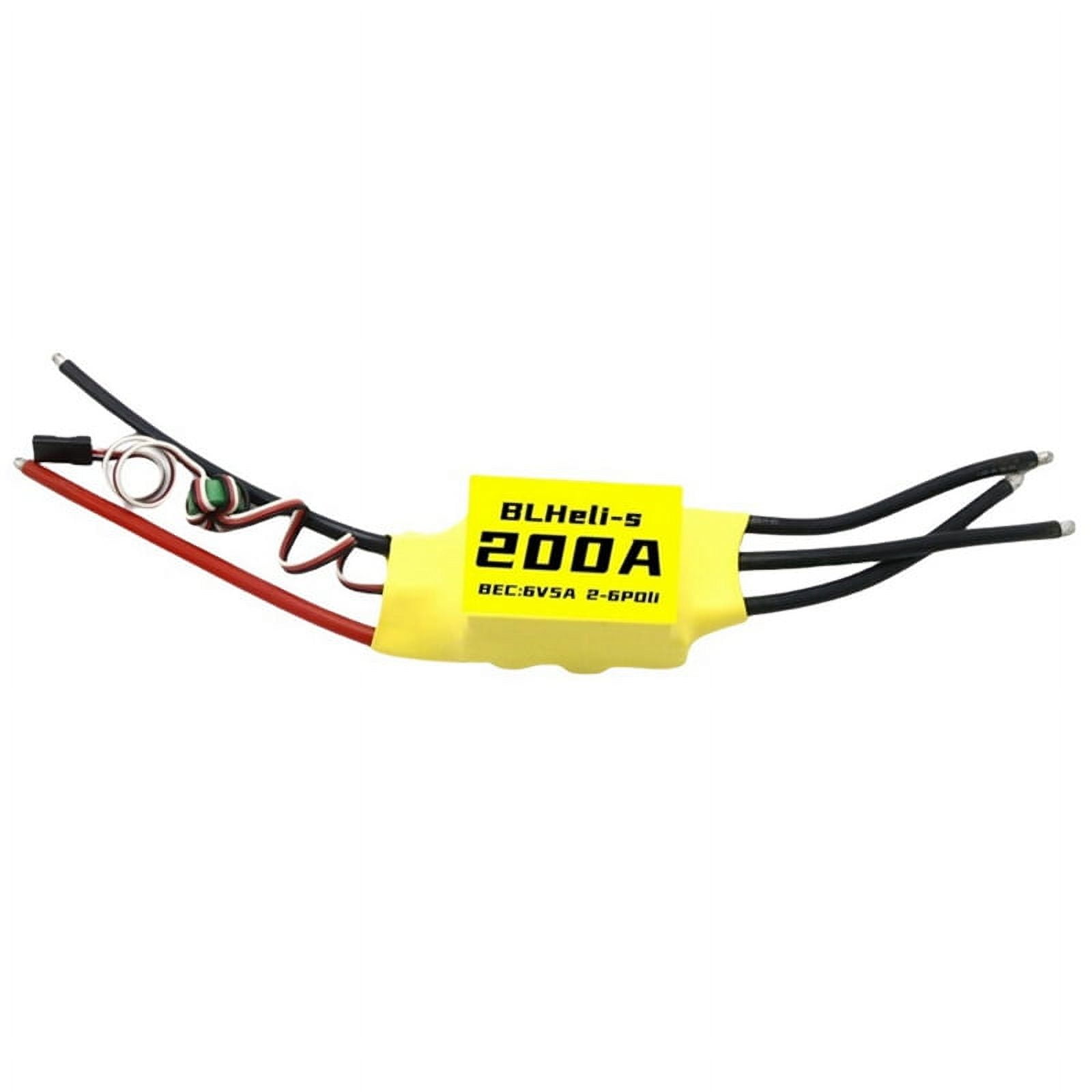 BLHeli Brushless ESC 200A 2-6S 6V 5A BEC for RC FPV Multirotor Fixed Wing Drone DIY Parts A ...