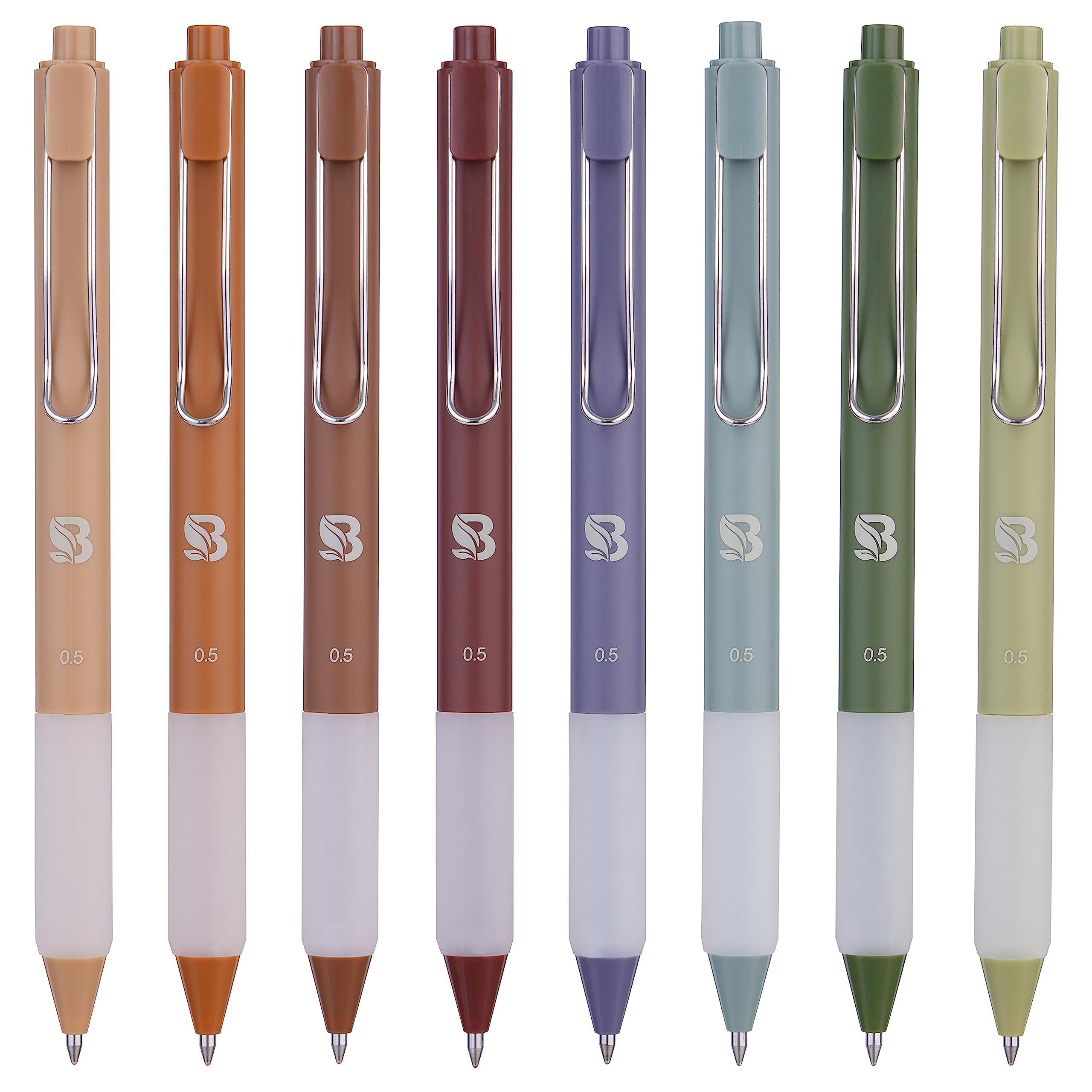 BLIEVE Gel Pens - Earthy, Matte Finish, Smooth Writing, No Bleed - For ...