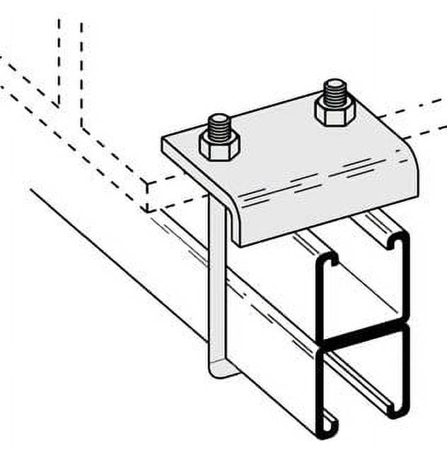 BLINE1 B441-22AHDG 1-5/8 BEAM CLAMP - Walmart.com