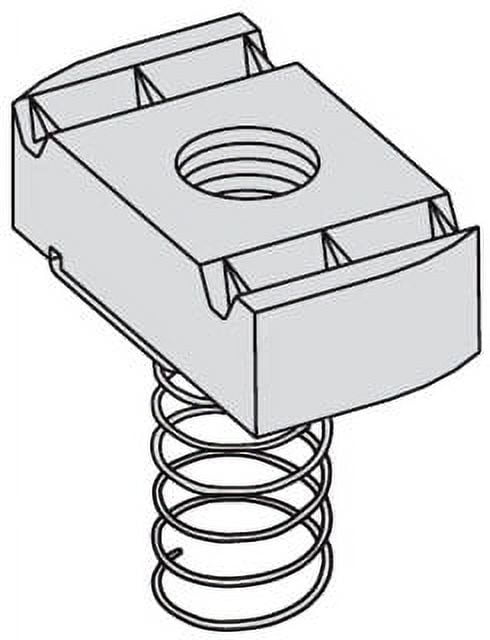 BLINE1 N225-ZN-1/2 Plated SPRING NUT - Walmart.com